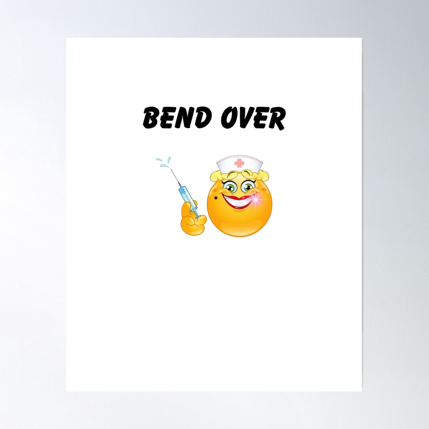 Bend Over Poster Wall Art, Modern Wall Decor, 24x36 UNFRAMED - Walmart.com