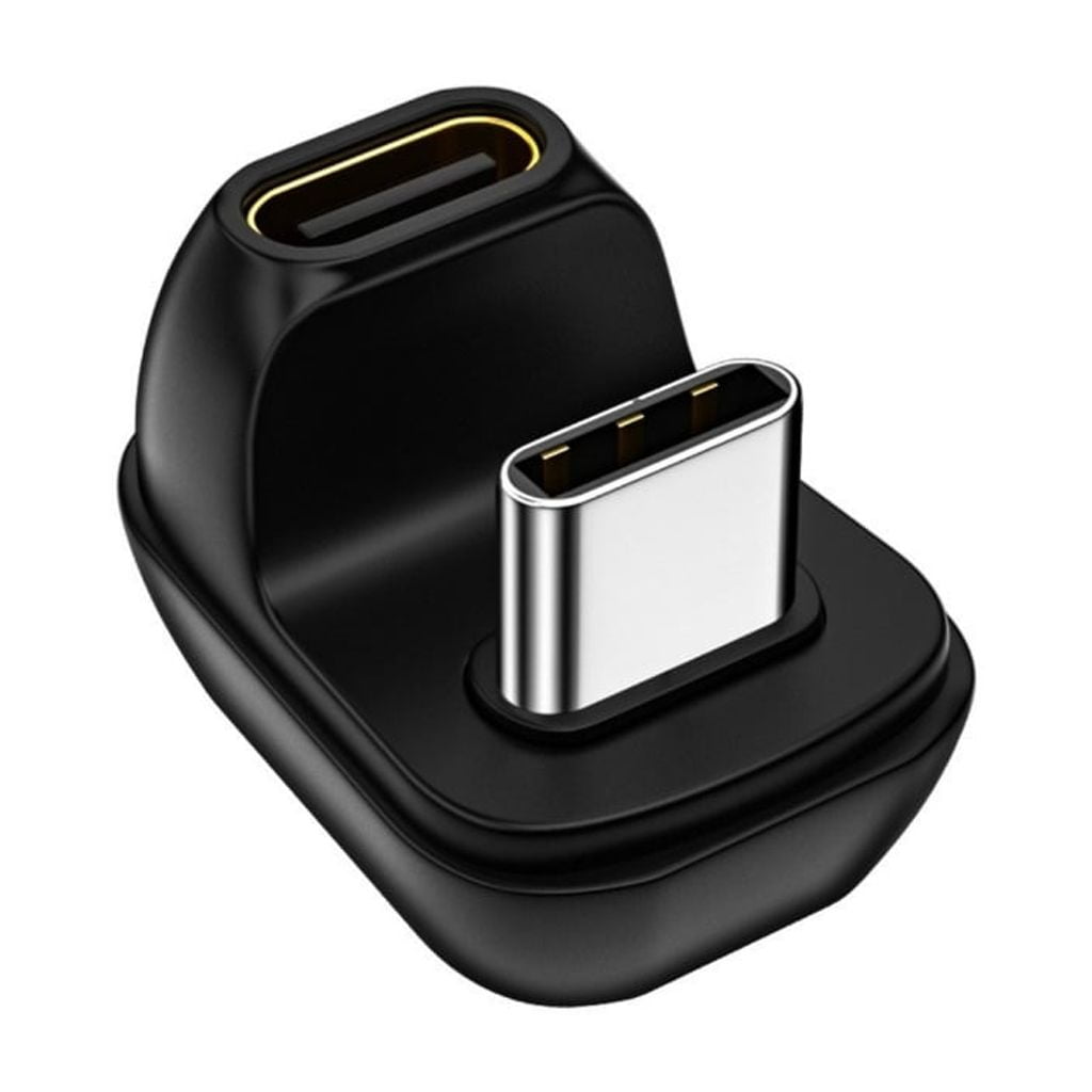 Bend Type C Connector Adapter with 40Gbps Data Speed and 100W Power ...