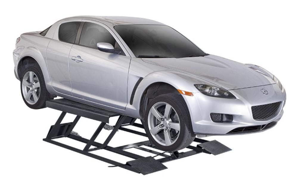 BendPak -LR-60P- 6000-lb Capacity Portable Low-Rise Scissor Car Lift ...