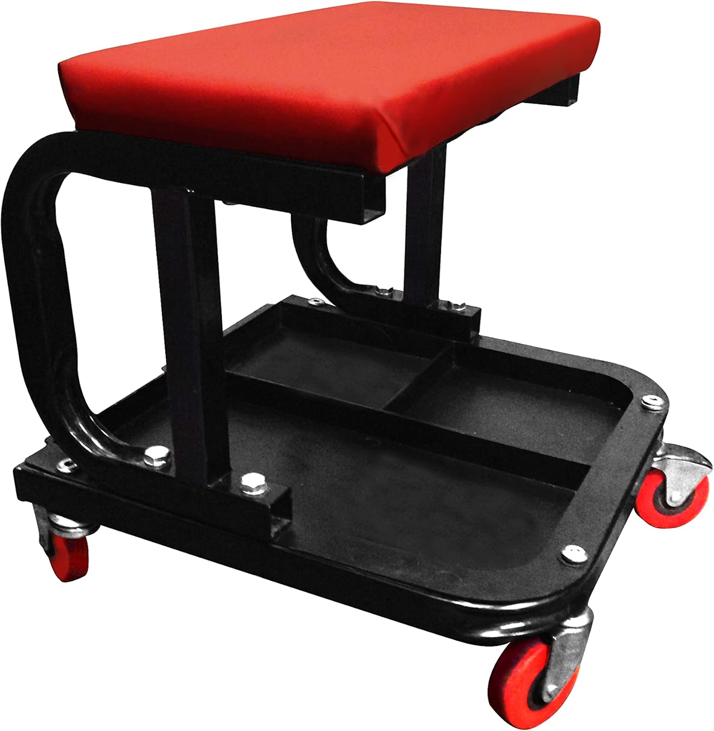 BendPak RST-1WS Comfortable Mechanic Rolling Work Seat Padded Cushion ...