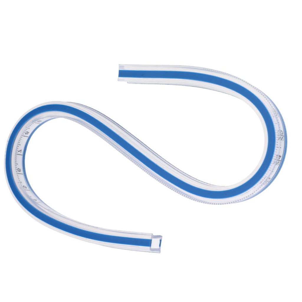 Bendable Drafting Ruler Measuring Ruler For Drawing Engineering Sewing ...