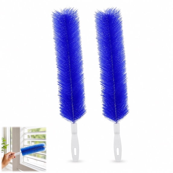 Bendable Microfiber Head,2026 Fan Cleaner Brush,Cobweb Duster,Bendable ...