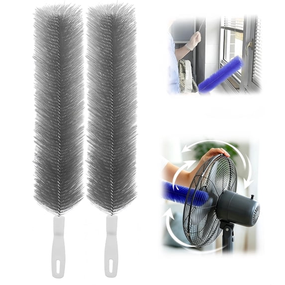 Bendable Microfiber Head, Multipurpose Cleaner Brush Reusable Dust ...