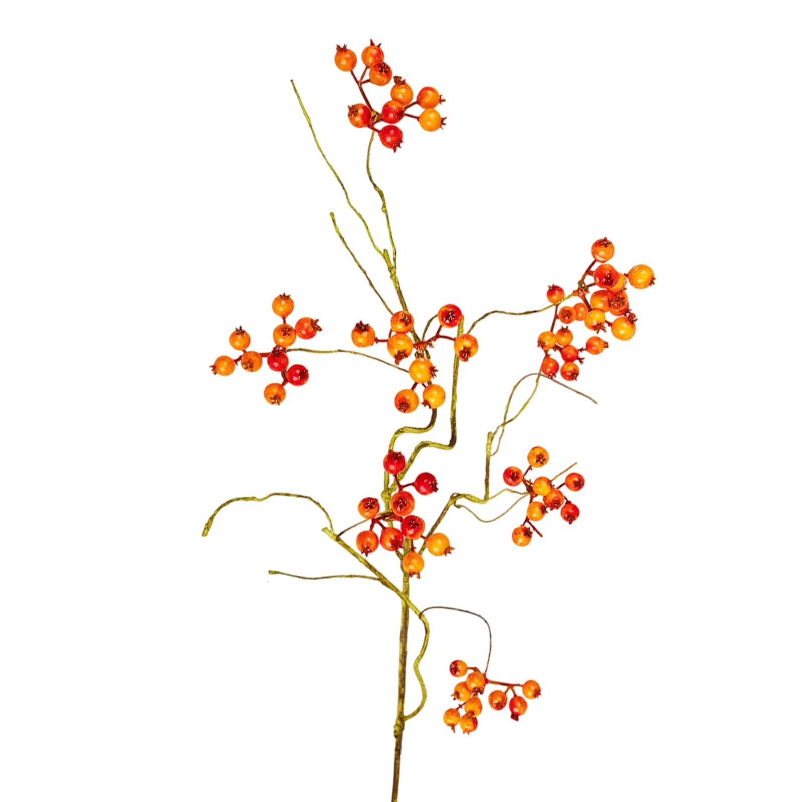 Bendable Red Blue Green Orange Berry Simulation Decorative Branch For ...