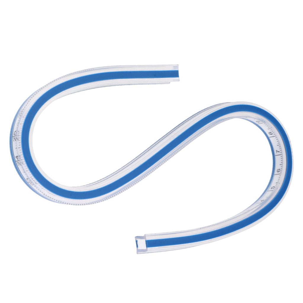 Bendable Ruler Double Side Measuring Ruler Flexible Darwing Ruler For ...