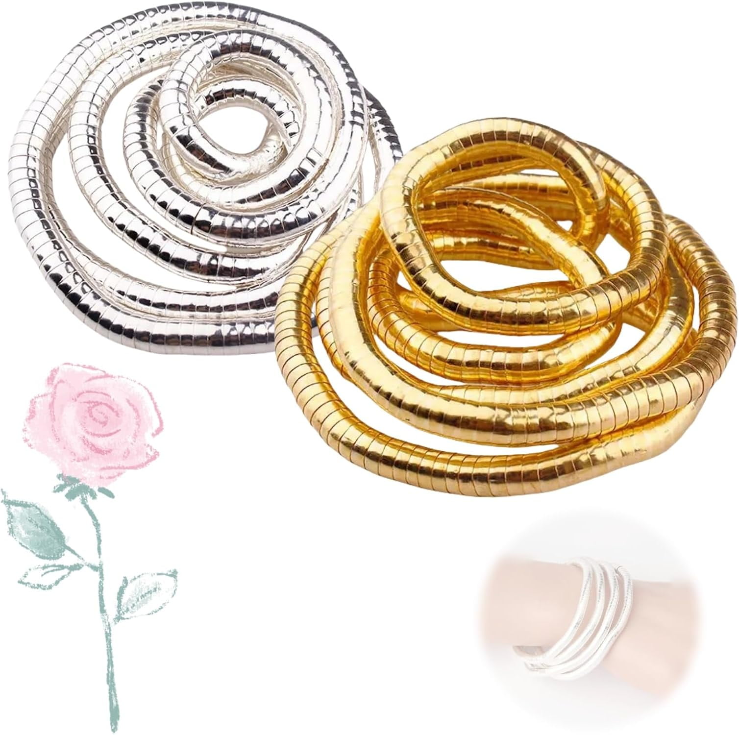 Bendable Snake Necklace,Bendable Necklace Gold,Bendable Snake Necklace ...