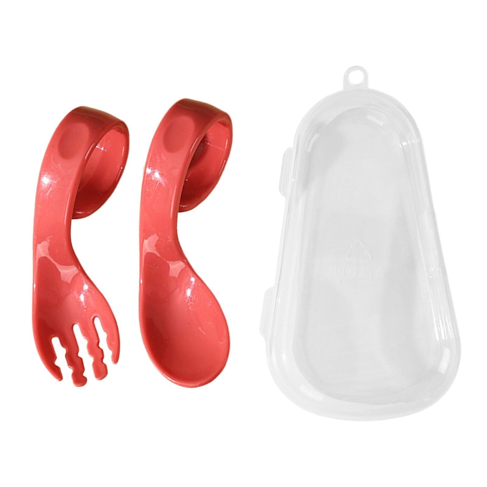 Bendable teen Utensils Spoons And Forks Set for Self-Feeding Training ...
