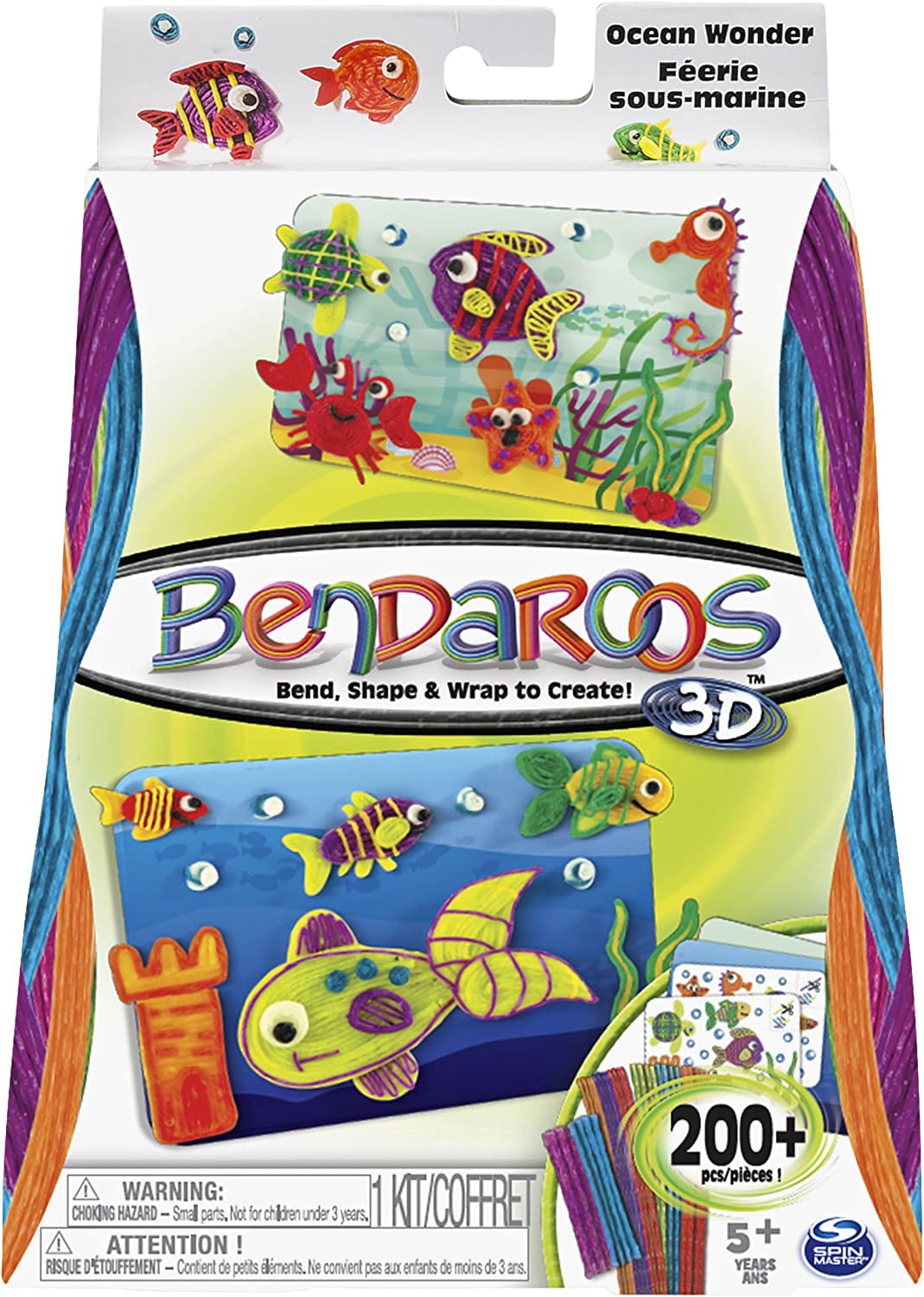 Bendaroos 3D Ocean Wonder Kit 2 pack (400 pcs total) Ages 5+ - Walmart.com