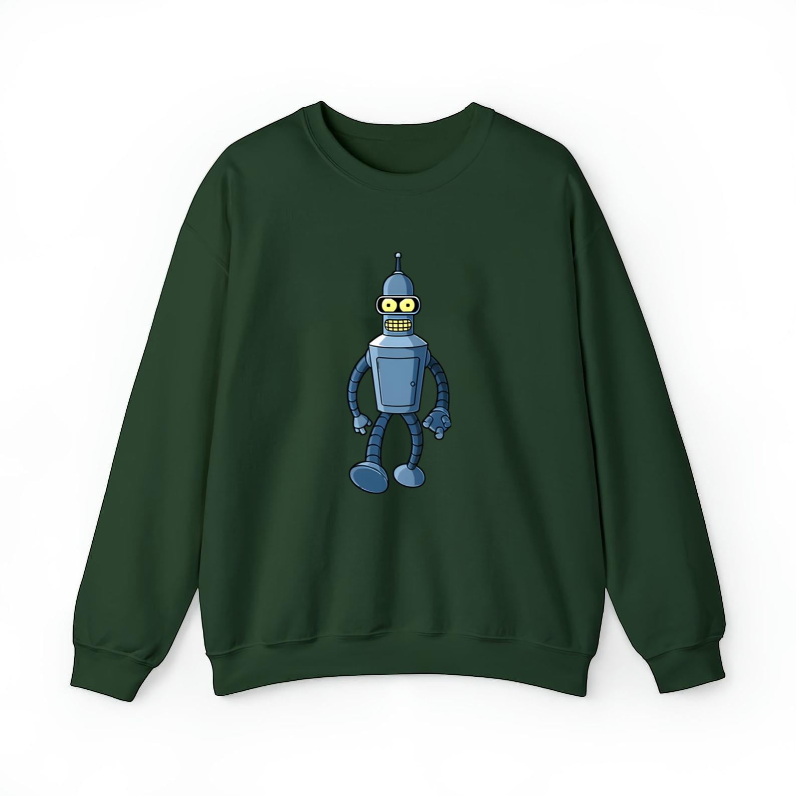 Bender Robot Futurama Anime Cartoon Retro Funny T Shirt Tee Mens Womens ...