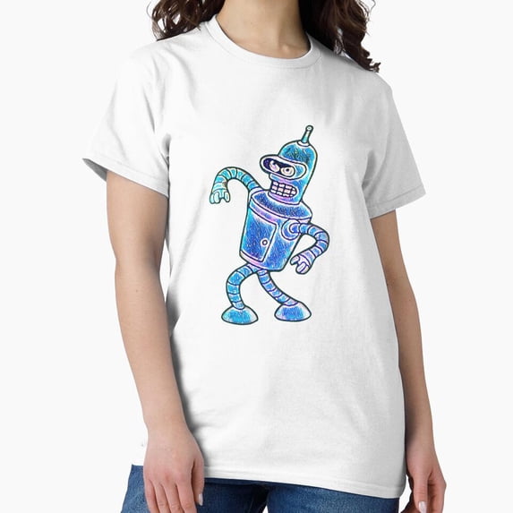 Bender Strut Midnight Edition Cybernetic Animation Robot Silhouette T ...