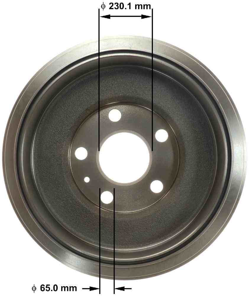 Bendix PDR0848 Premium Brake Drum - Walmart.com