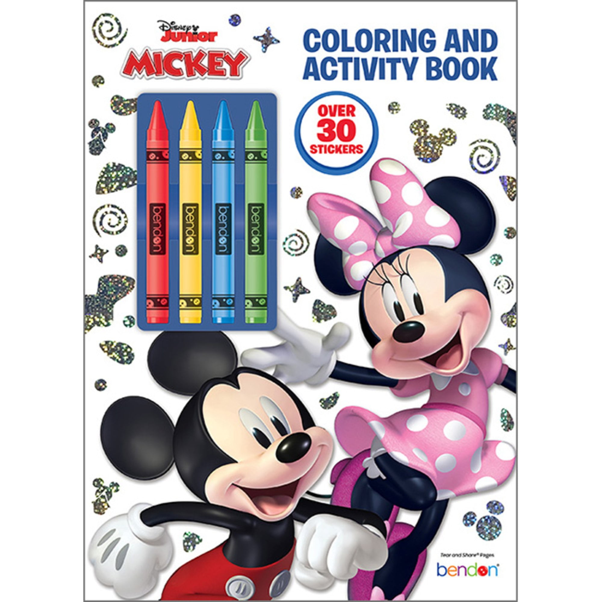 Bendon Coloring & Activity Book, Mickey/Minnie Mouse - Walmart.com
