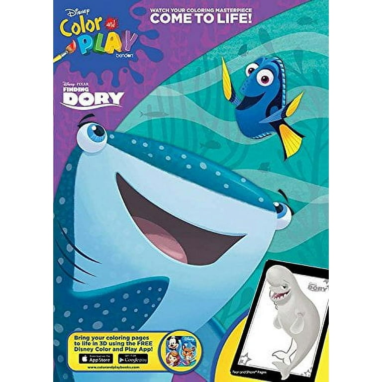 finding dory characters coloring pages