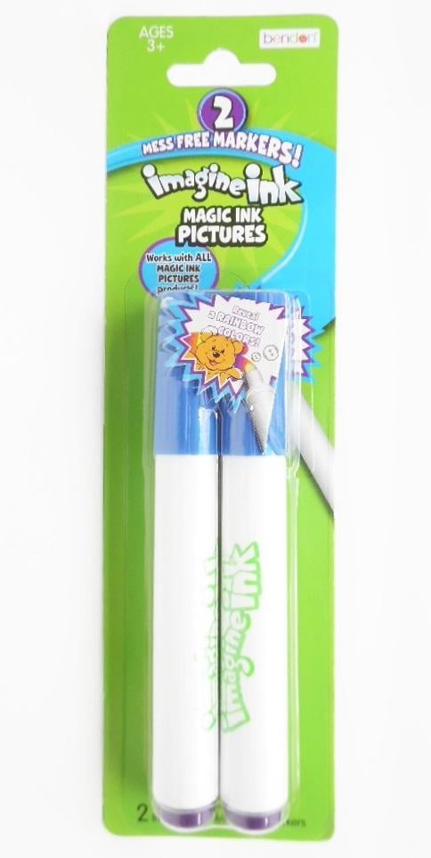 Bendon Imagine Ink Mess Free Markers for Magic Ink Pictures - 2pk ...