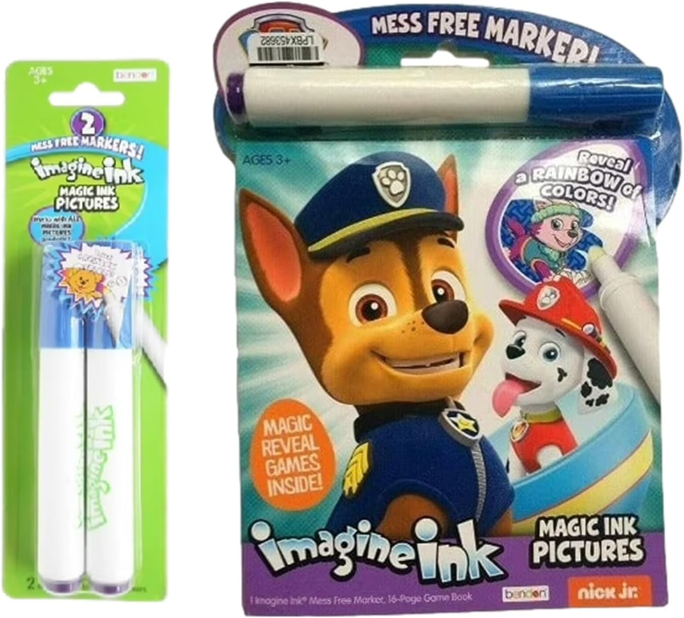Bendon Inc. Imagine Ink Coloring Book With 2 Pack Markers (Paw Patrol ...