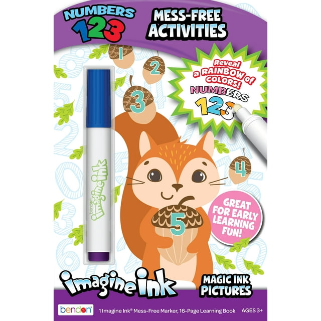 Bendon Learn to Count Numbers Imagine Ink Workbook with Mess Free ...