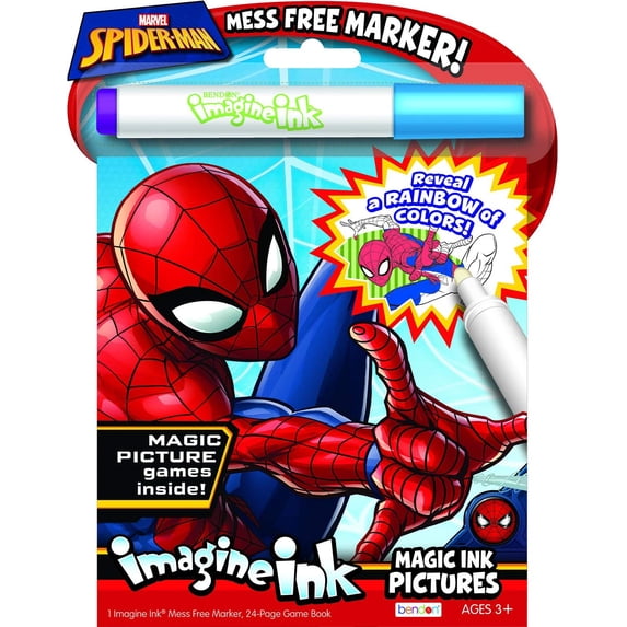 Bendon Magic Ink Pictures Book Spider Man (Pack of 24) - Walmart.com
