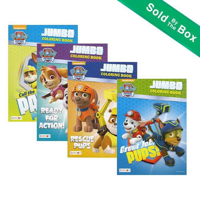 Bendon Paw Patrol Jumbo Coloring Book 96 Pages - Walmart Business Supplies