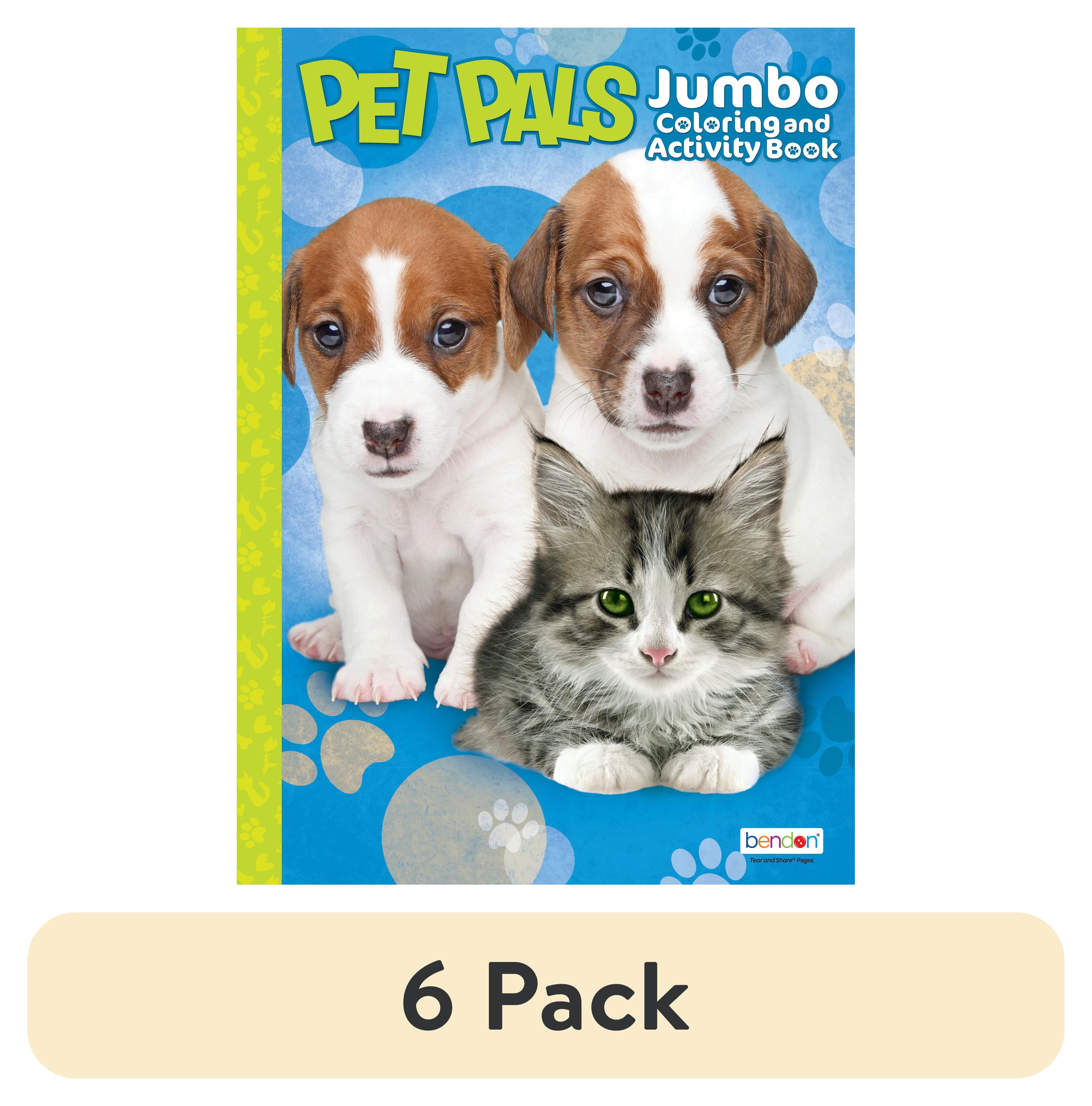 (6 pack) Bendon Pet Pals Jumbo Coloring Book, 64 Pages - Walmart.com
