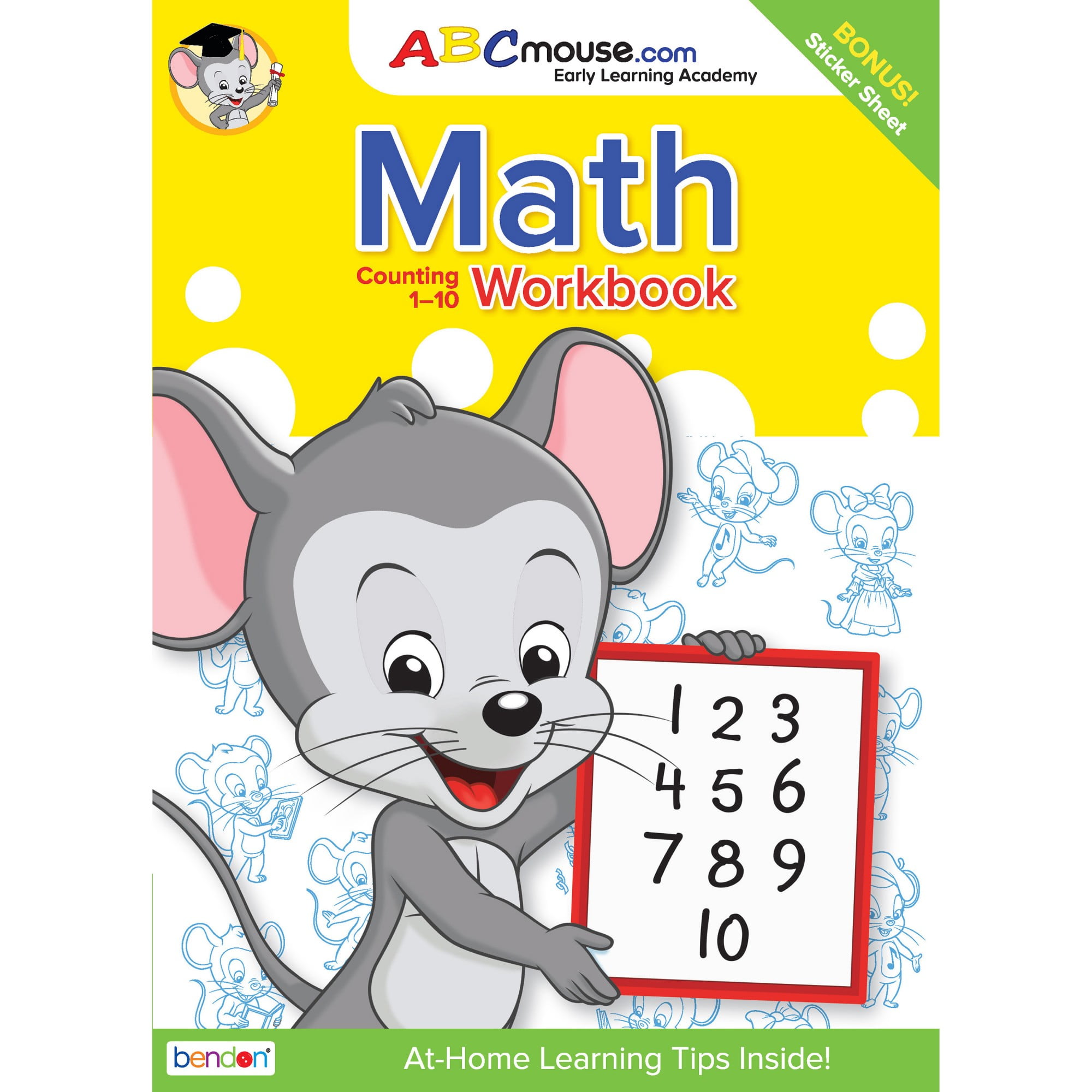 Bendon Publishing Abcmouse 80 Page Numbers Workbook with Stickers ...