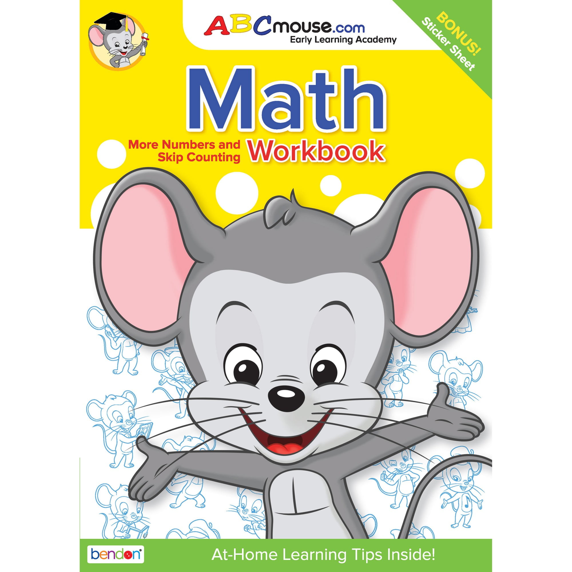 Bendon Publishing Abcmouse 80 Page Skip Counting Workbook with Stickers ...