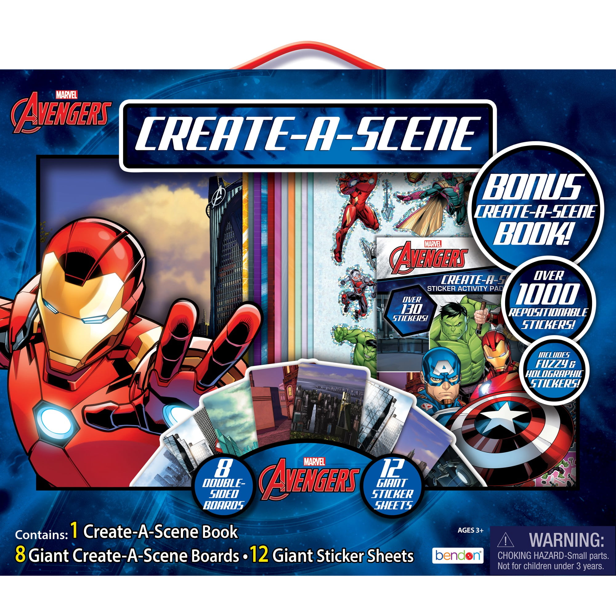 Bendon Publishing Avengers Create a Scene Kit - Walmart.com