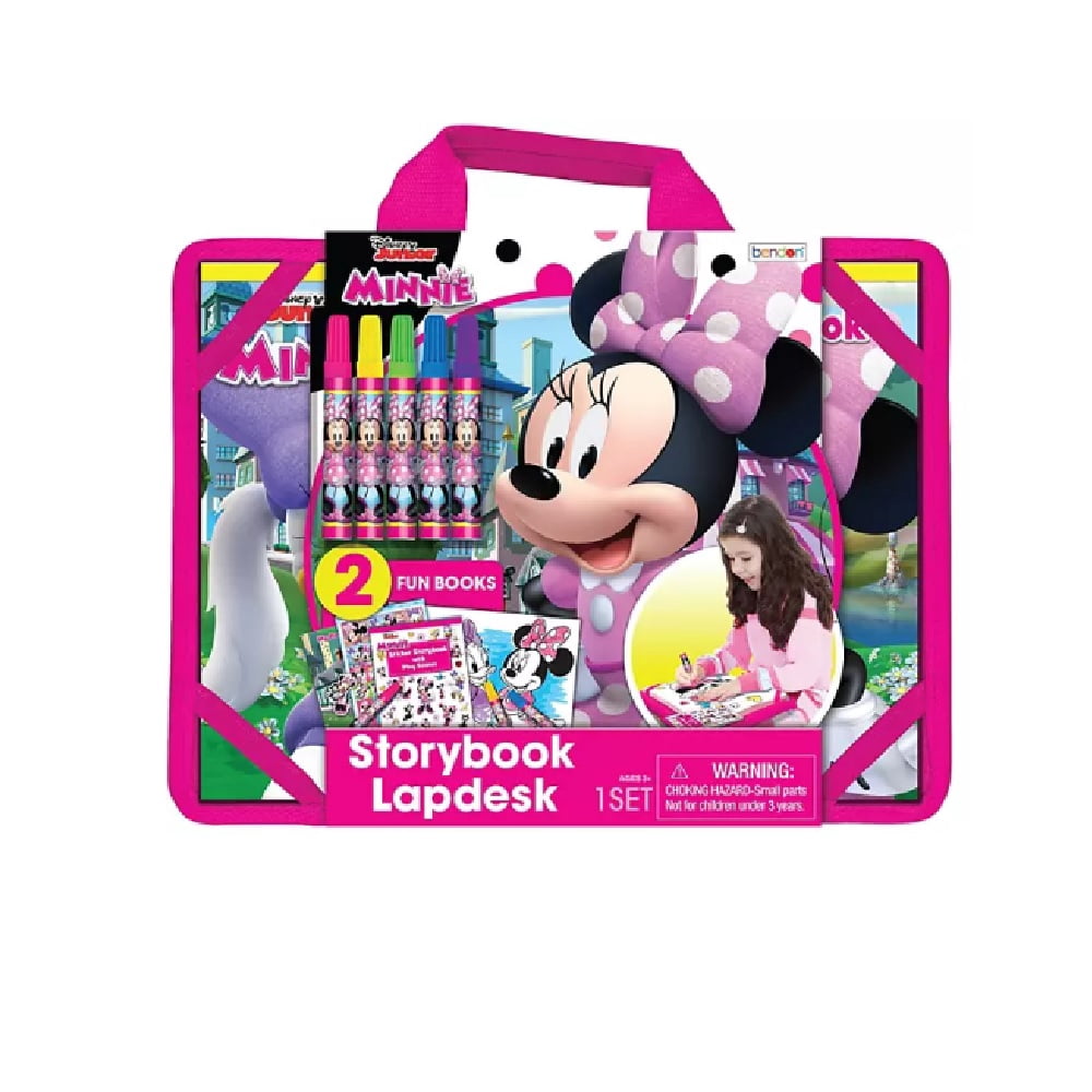 Bendon Publishing Disney Minnie Mouse Storybook and Coloring Lapdesk ...