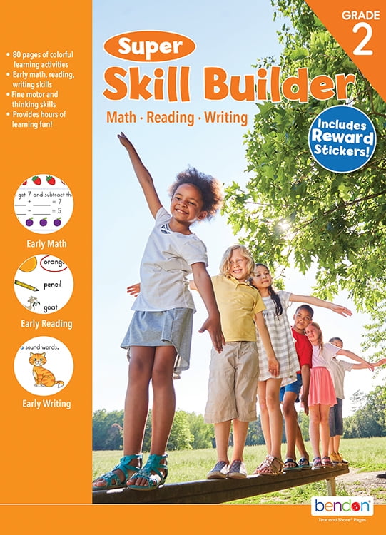 Bendon Publishing Second Grade Skill Builders Early Learning 80 Page ...