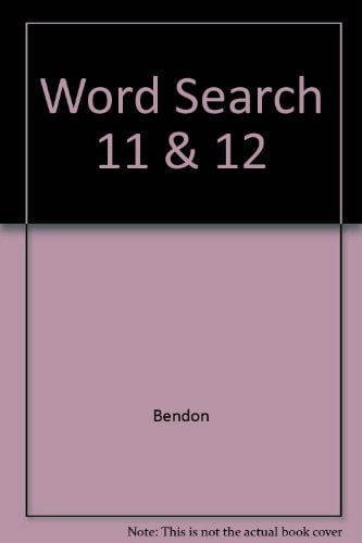 Pre-Owned Word Search 11 & 12 Paperback - Walmart.com