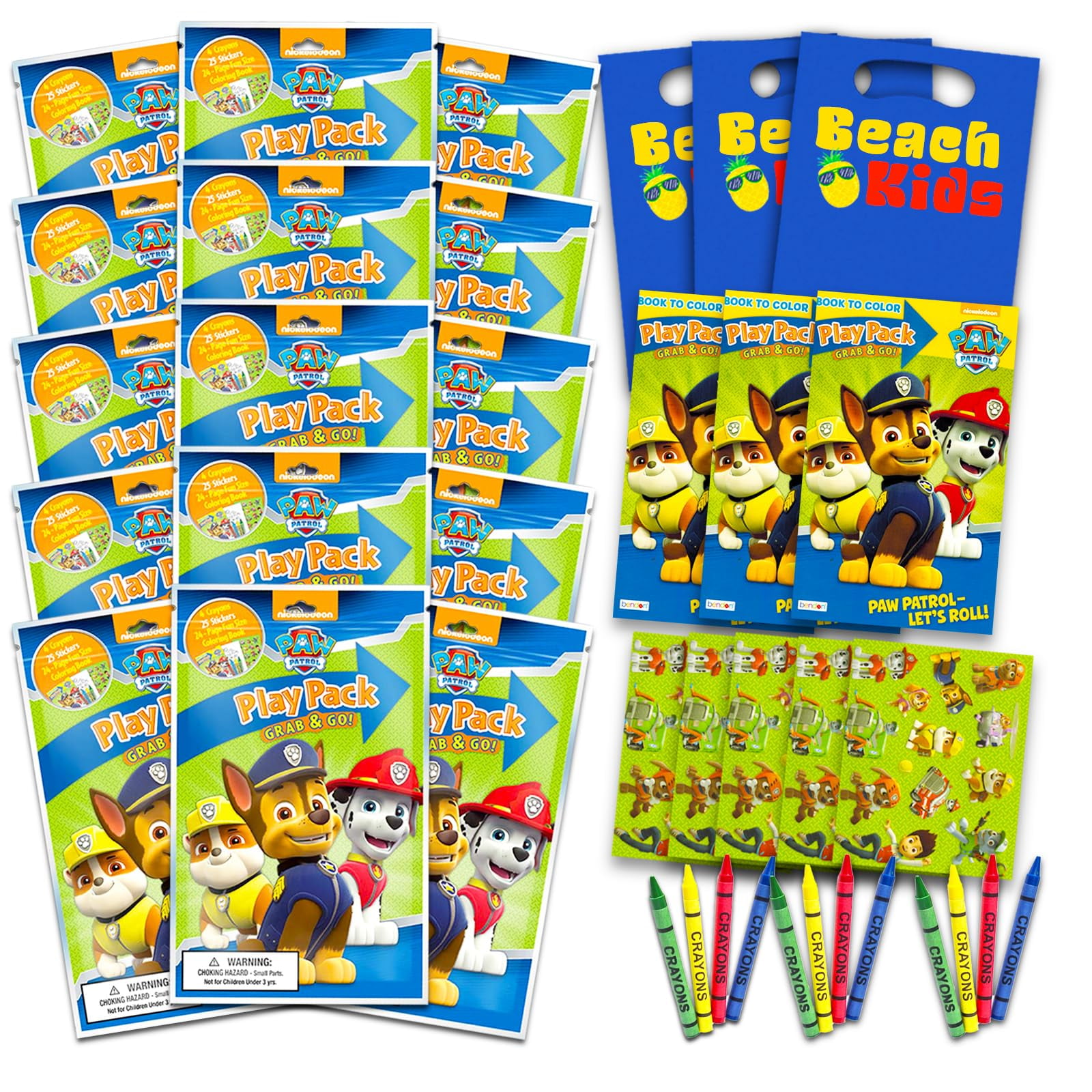 Bendon Set Of 15 STF9 Kids Play Packs Fun Party Favors Coloring Book ...