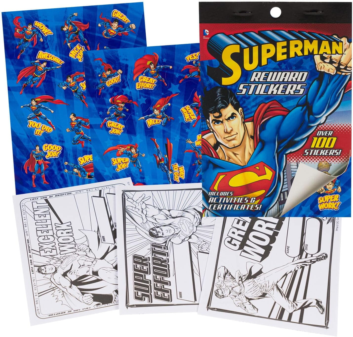 Bendon Superman Rewards Sticker Booklet Pad ( PACK OF 3) - Walmart.com