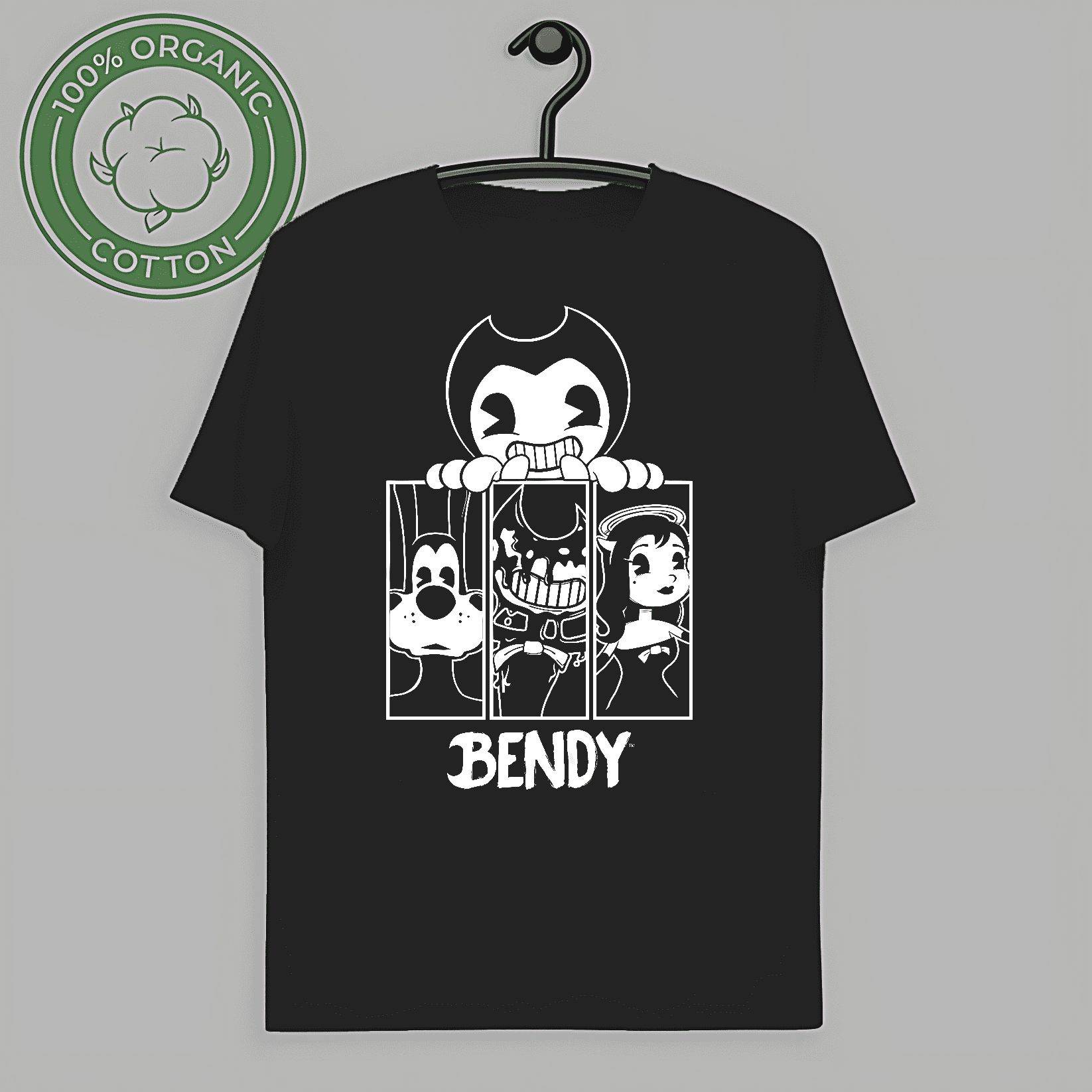 Bendy AND THE INK MACHINE PANELS T SHIRT up to Size 4XL-TH66617 ...