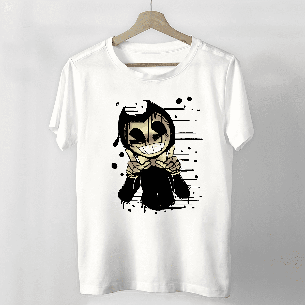 Bendy And The Ink Bendy Batim ink cute repairman splatter vaporwave ...