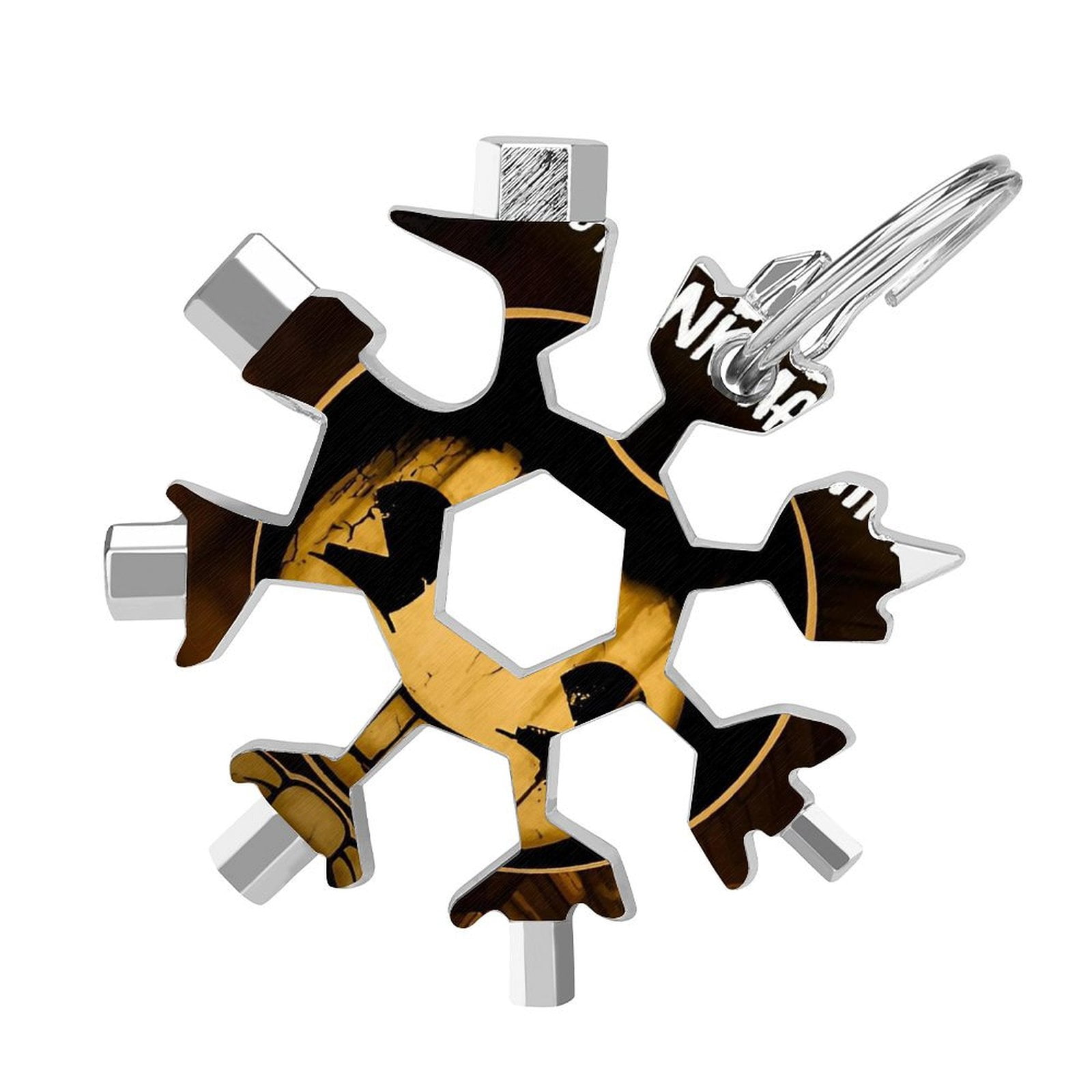Bendy And The Ink Machine 19-in-1 Snowflake Multi Tool, Bottle Opener ...