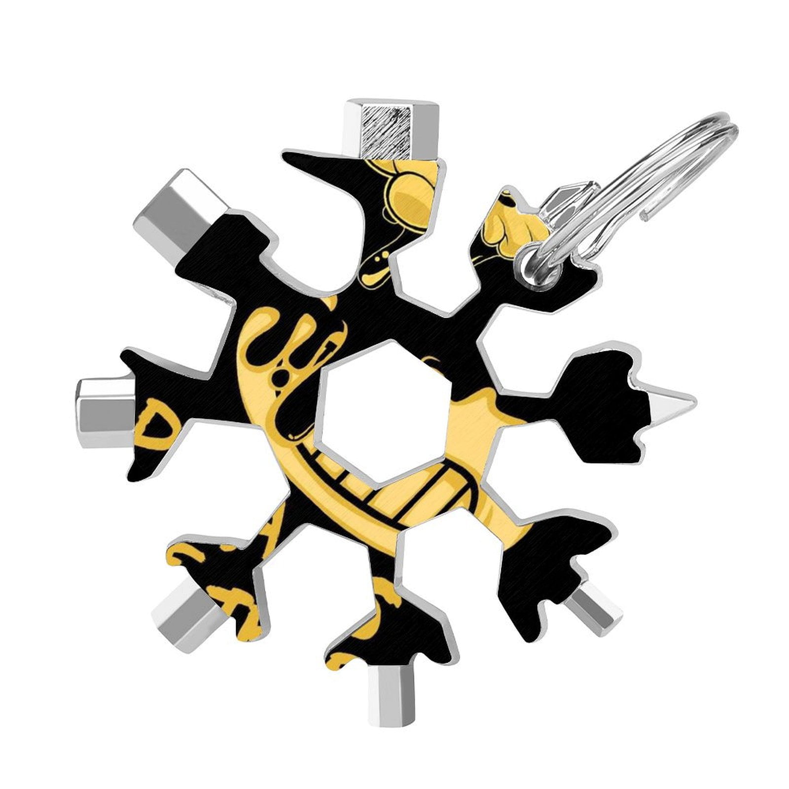 Bendy And The Ink Machine 19-in-1 Snowflake Multi Tool, Bottle Opener ...