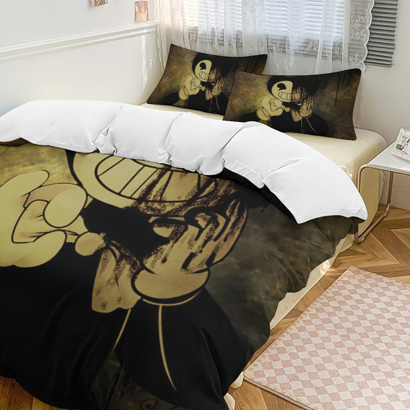 Bendy And The Ink Machine 3-Piece Bedding Set Soft Warm And Comfortable ...