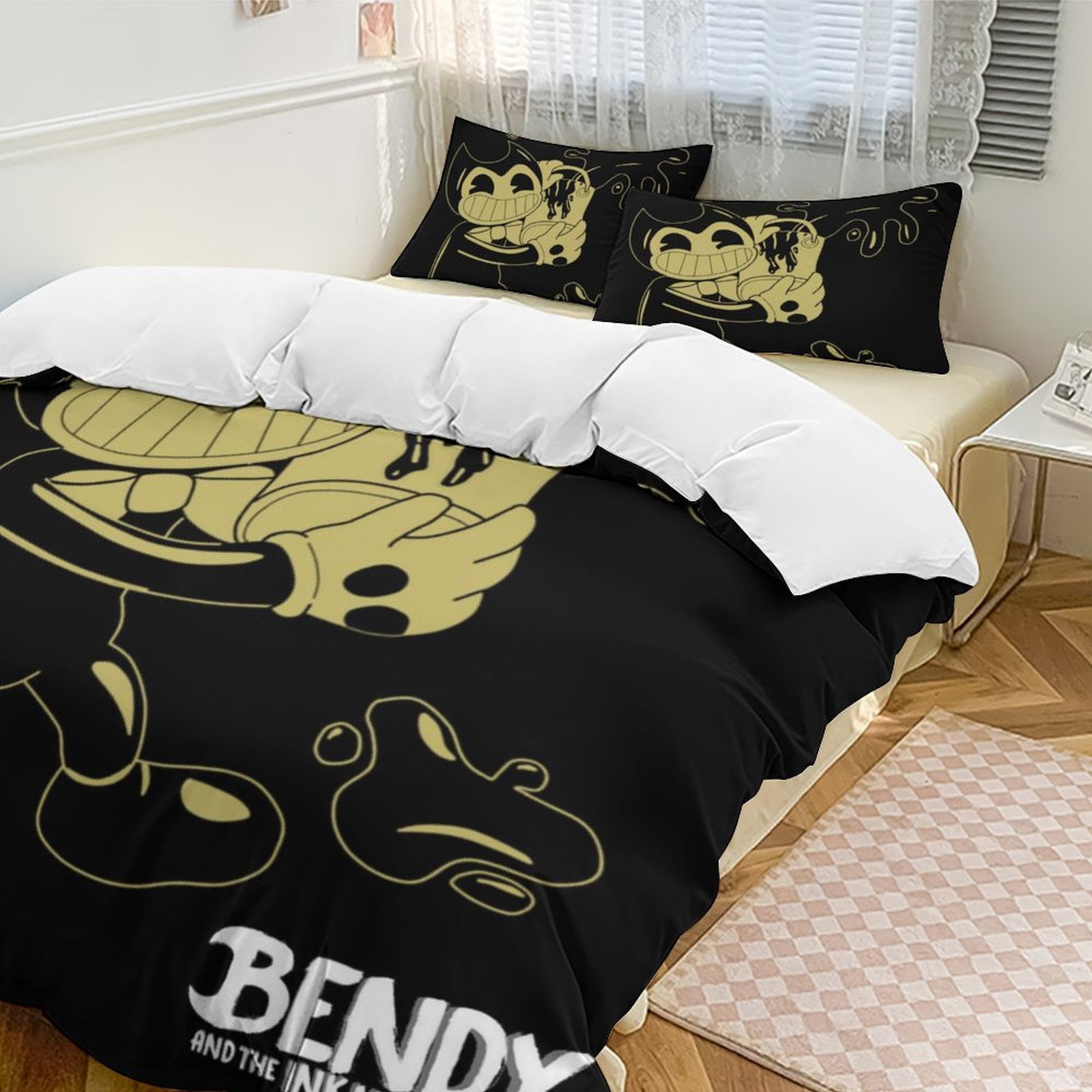 Bendy And The Ink Machine 3-Piece Bedding Set Soft Warm And Comfortable ...