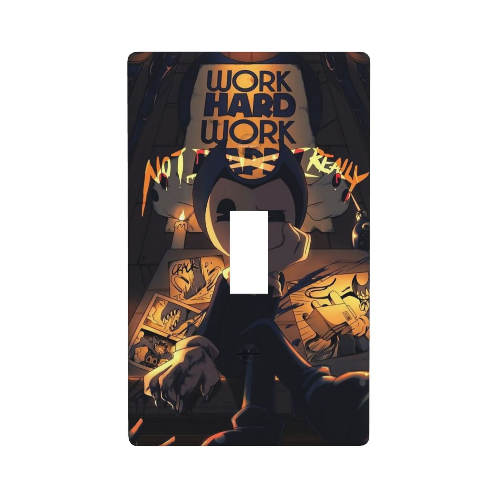 Bendy And The Ink Machine Anime Light Switch Cover Plates, Single Lever ...