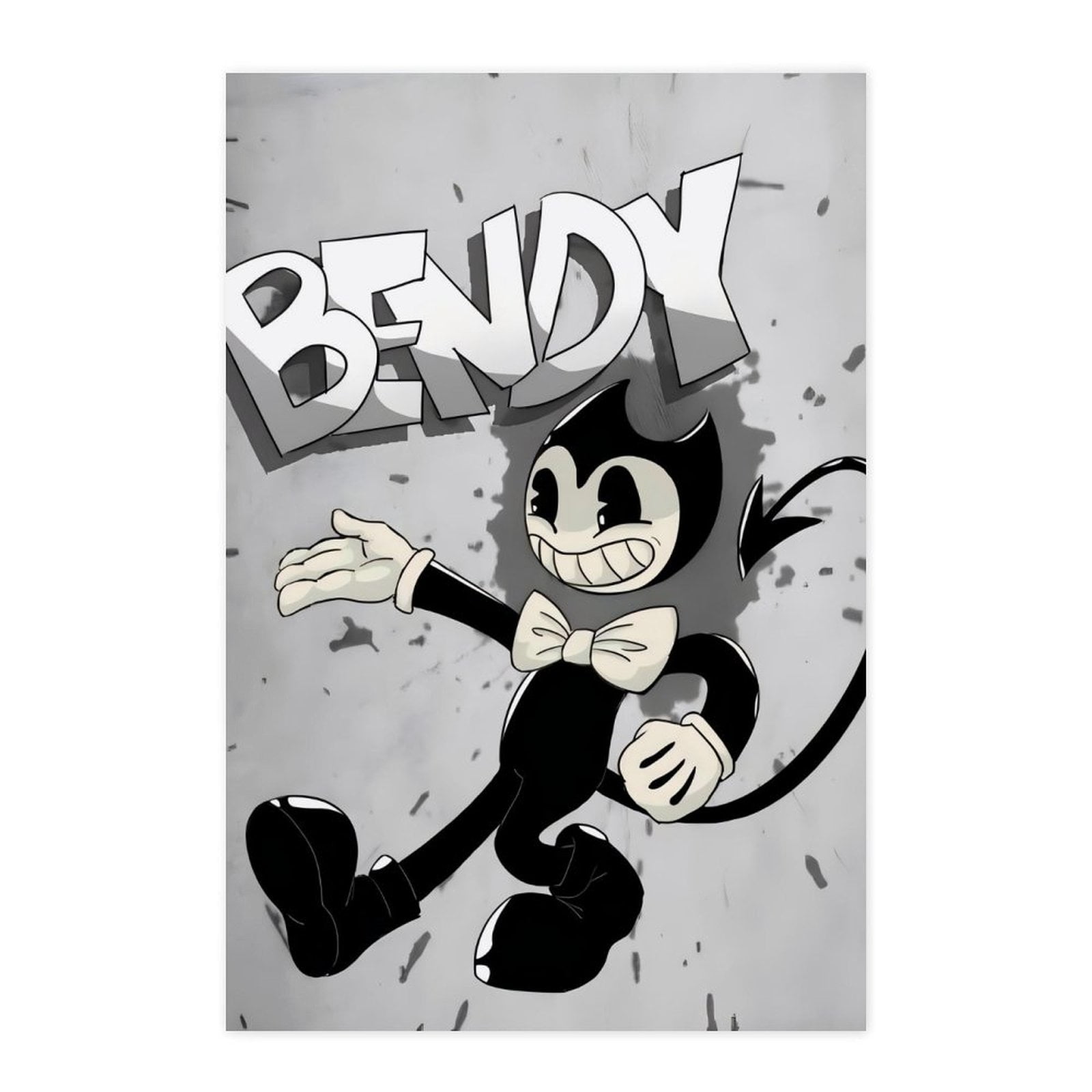 Bendy And The Ink Machine Anime stickers posters wall decoration 30*45 ...