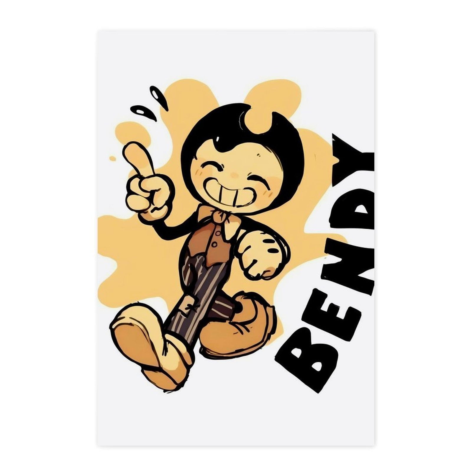 Bendy And The Ink Machine Anime stickers posters wall decoration 40*60 ...