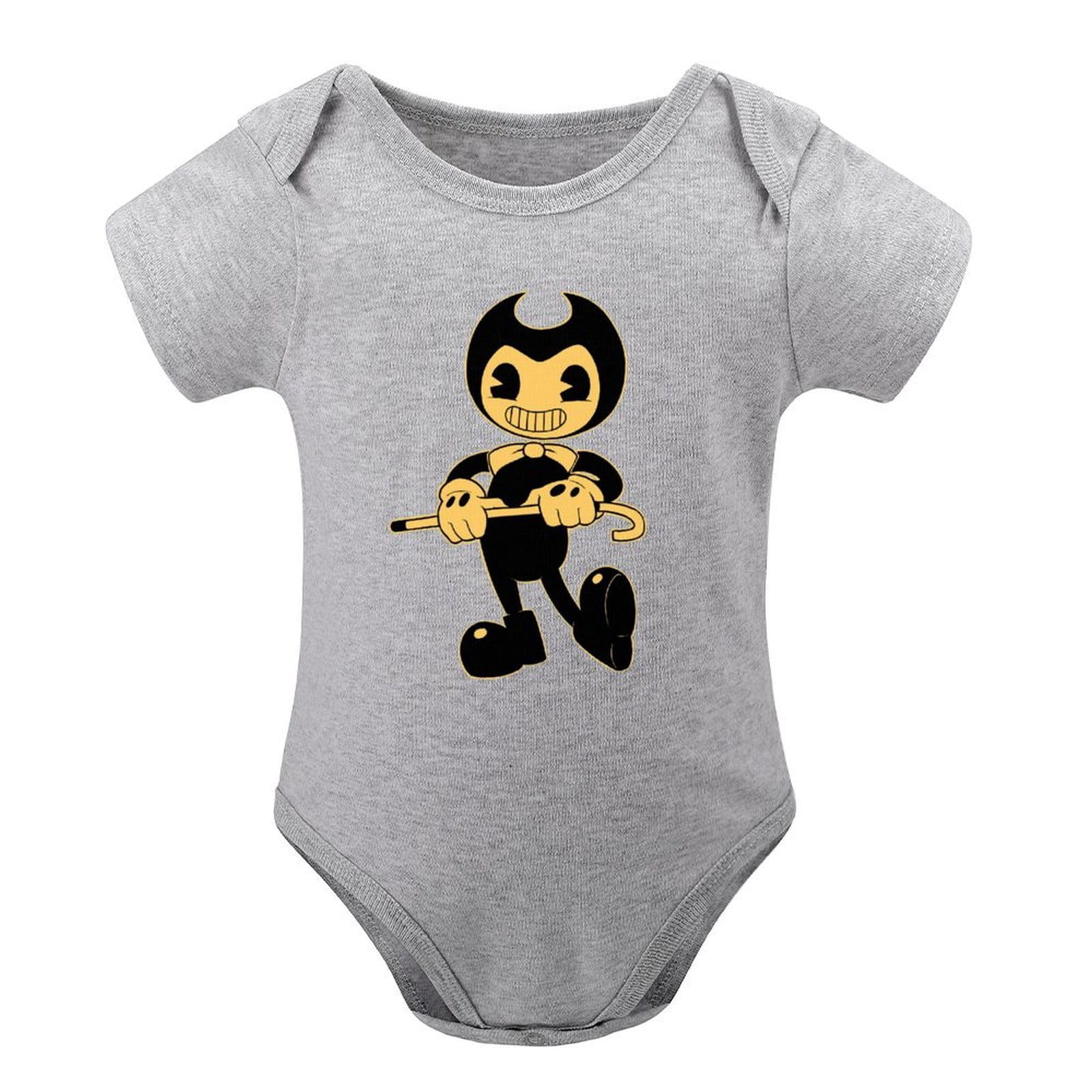 Bendy And The Ink Machine Baby Bodysuit Boy Girl Clothes Soft Newborn ...