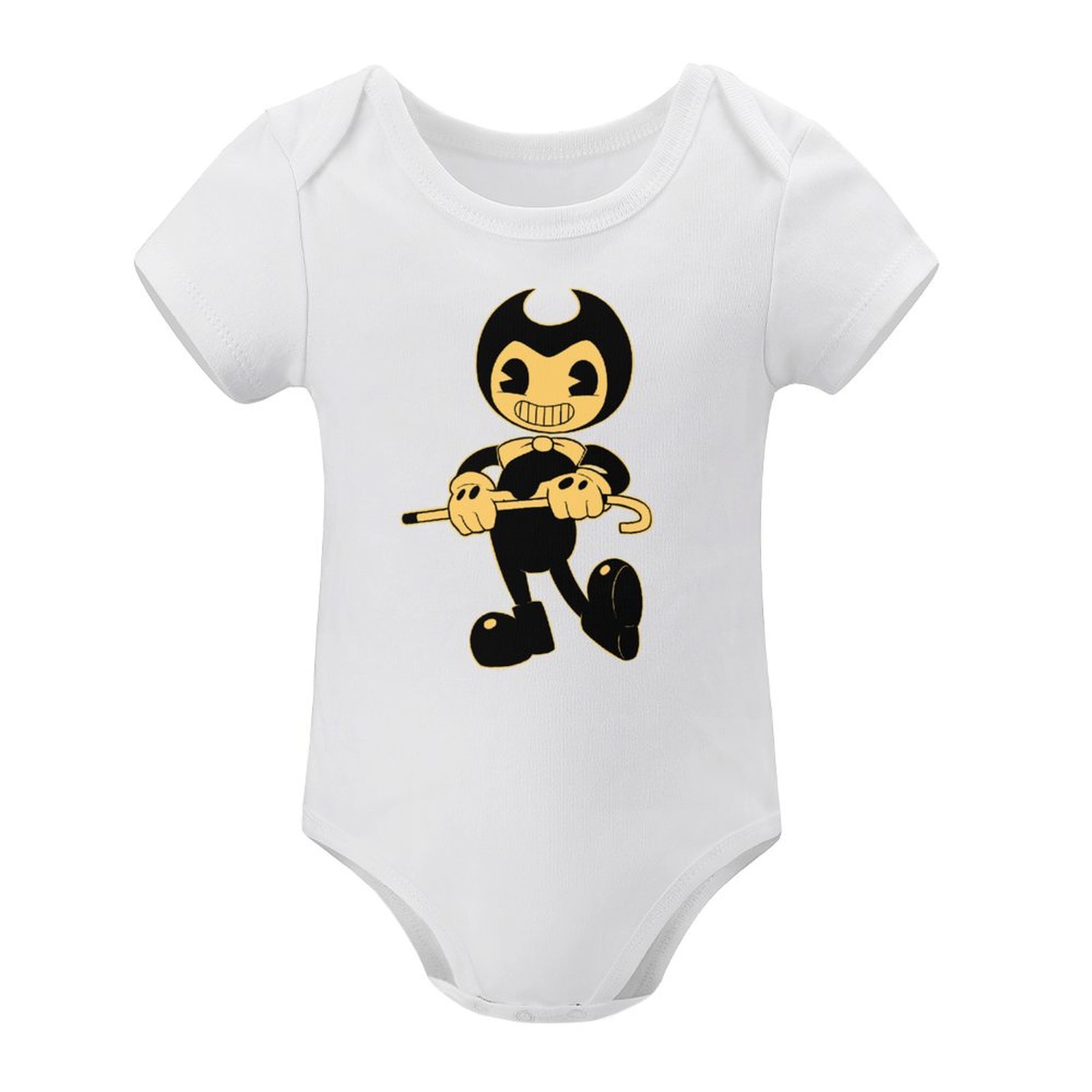 Bendy And The Ink Machine Baby Bodysuit Boy Girl Clothes Soft Newborn ...