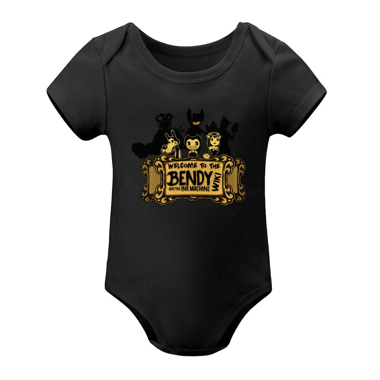 Bendy And The Ink Machine Baby Bodysuit Boy Girl Clothes Soft Newborn ...
