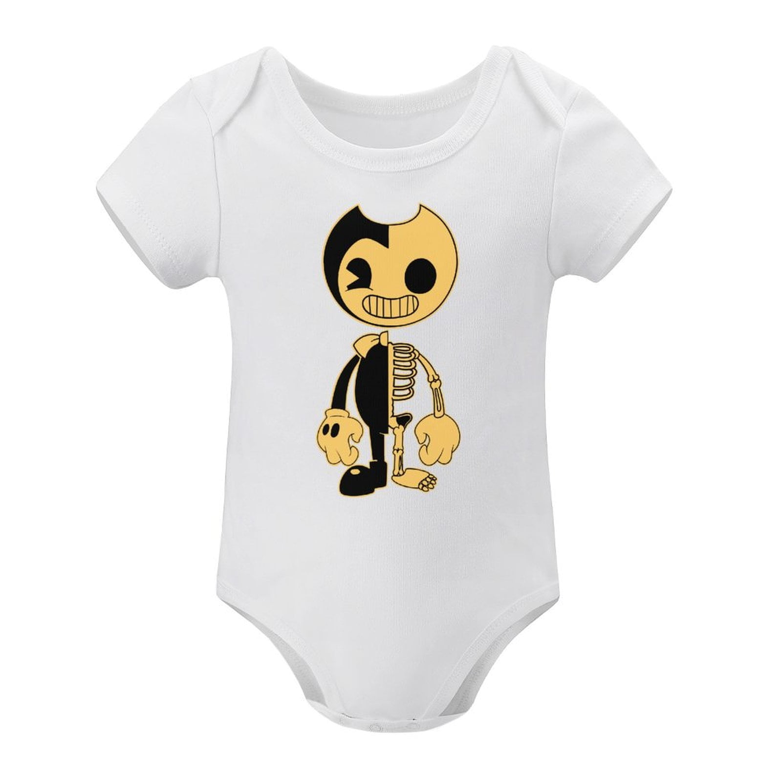 Bendy And The Ink Machine Baby Bodysuit Boy Girl Clothes Soft Newborn ...