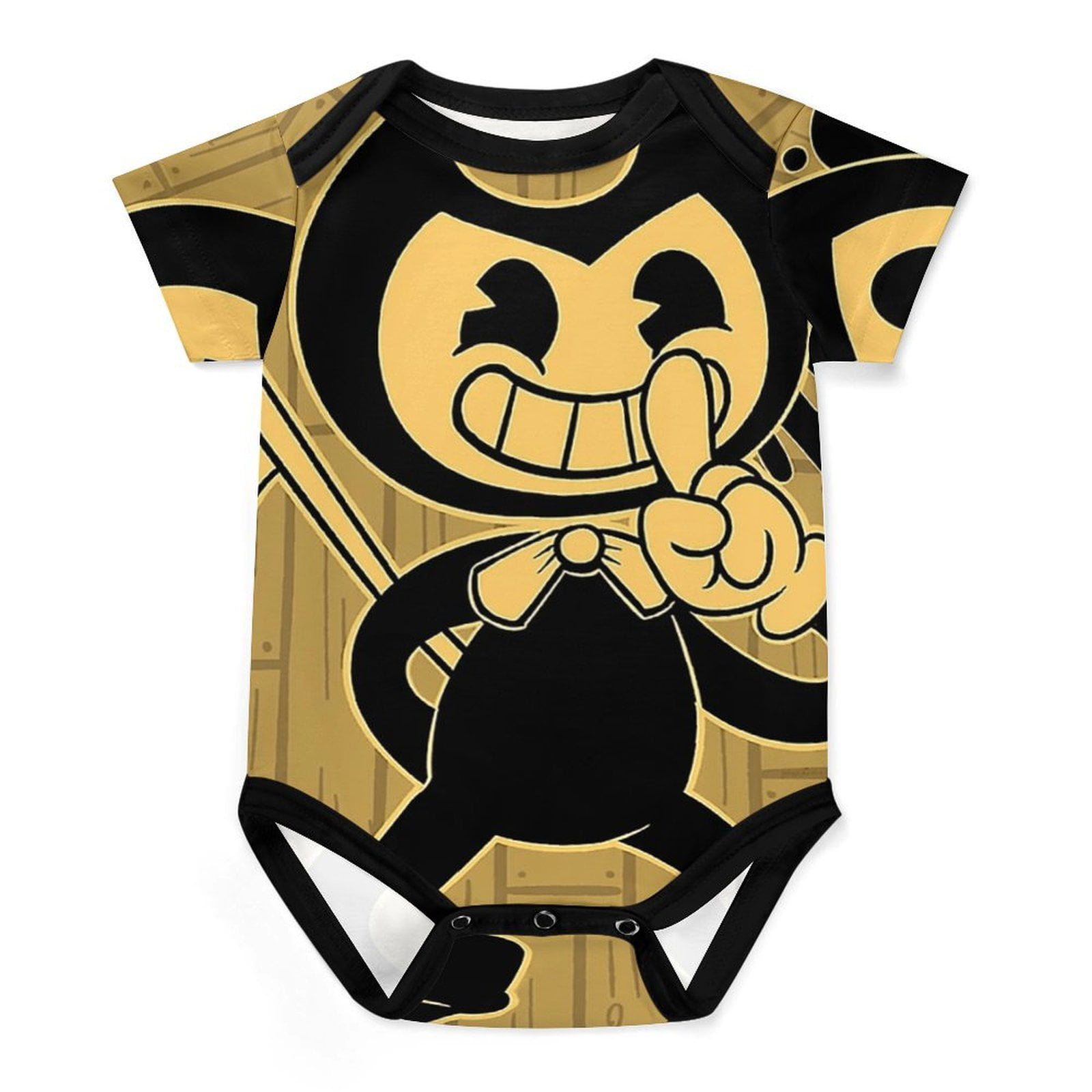 Bendy And The Ink Machine Baby Bodysuit Boy Girl Clothes Soft Newborn ...