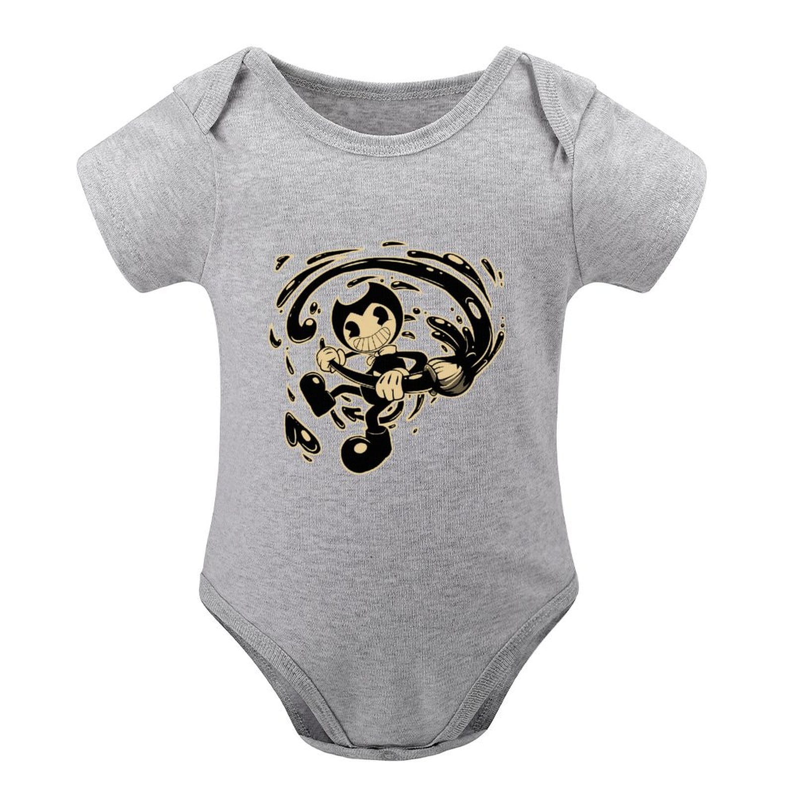 Bendy And The Ink Machine Baby Bodysuit Boy Girl Clothes Soft Newborn ...