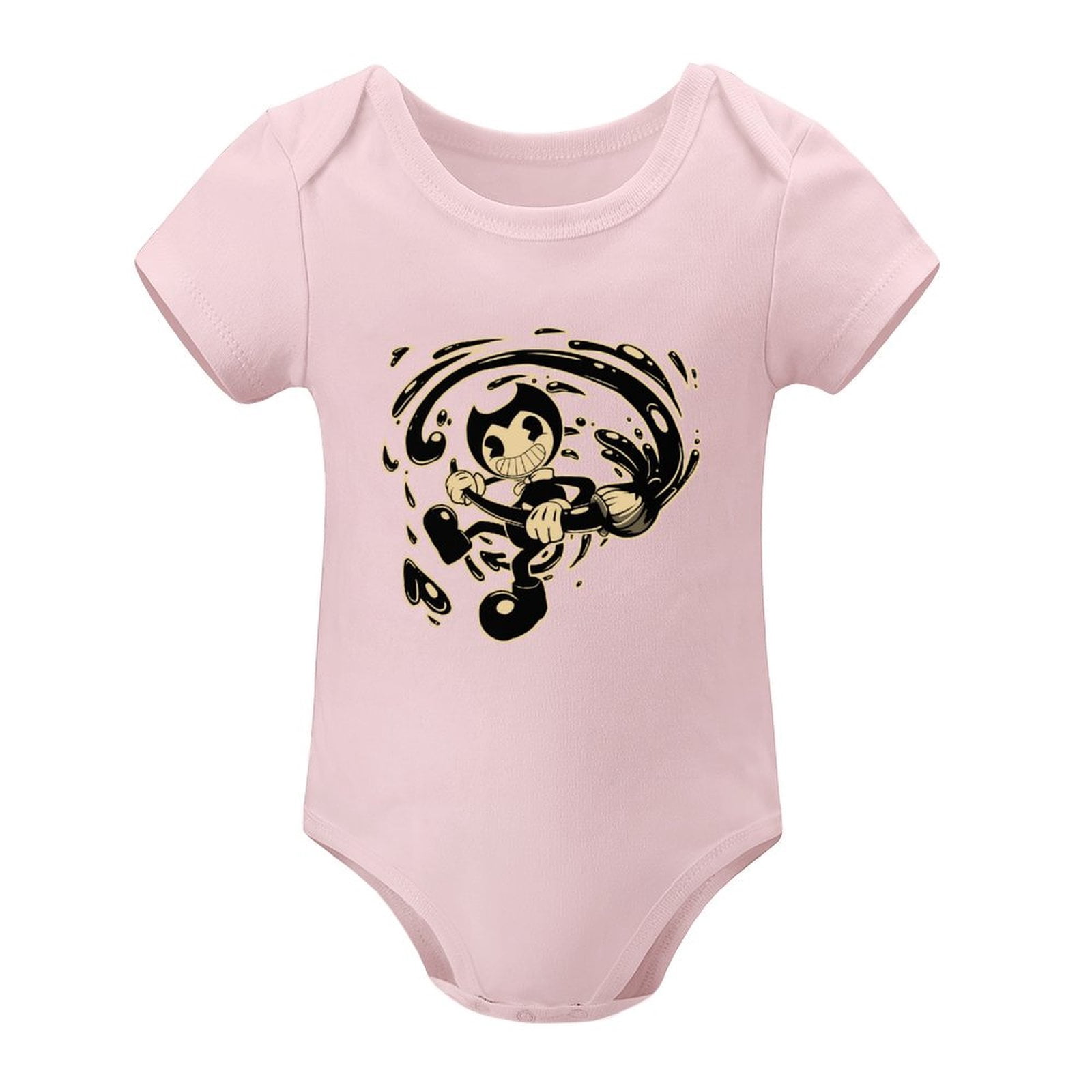 Bendy And The Ink Machine Baby Bodysuit Boy Girl Clothes Soft Newborn ...