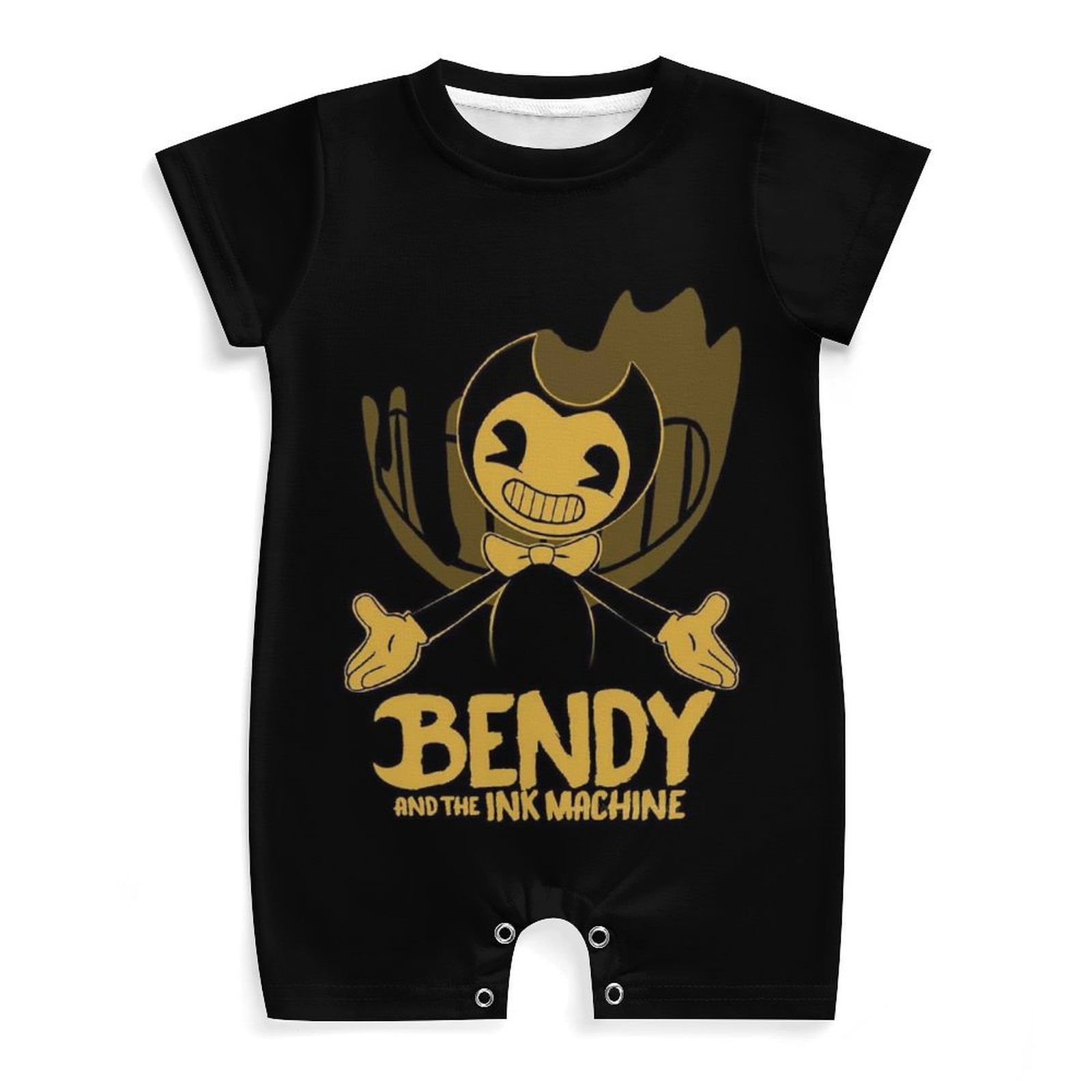 Bendy And The Ink Machine Baby Boy Girl Short Sleeve Romper Clothing ...
