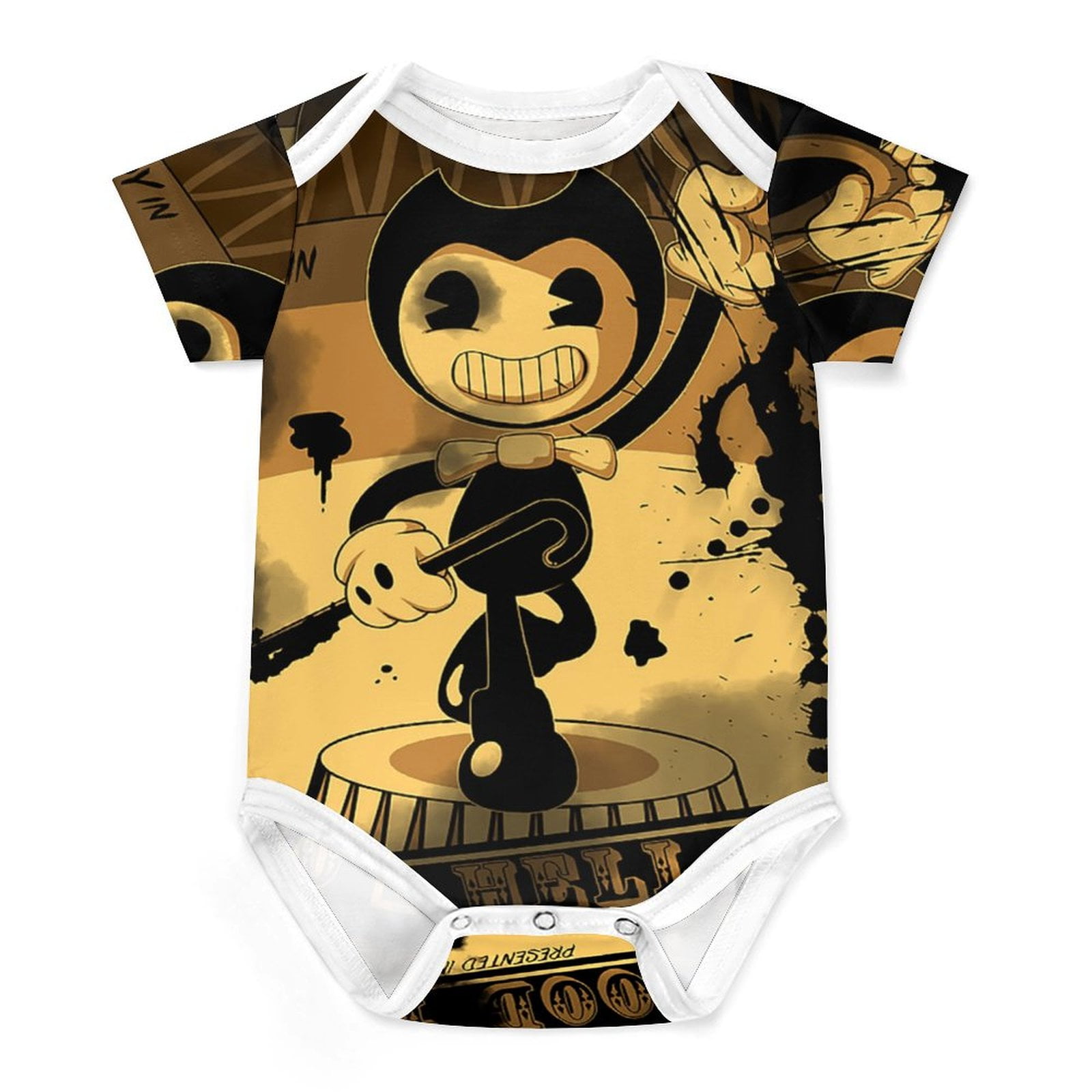 Bendy And The Ink Machine Baby Boy Girl Short Sleeve Romper Clothing ...