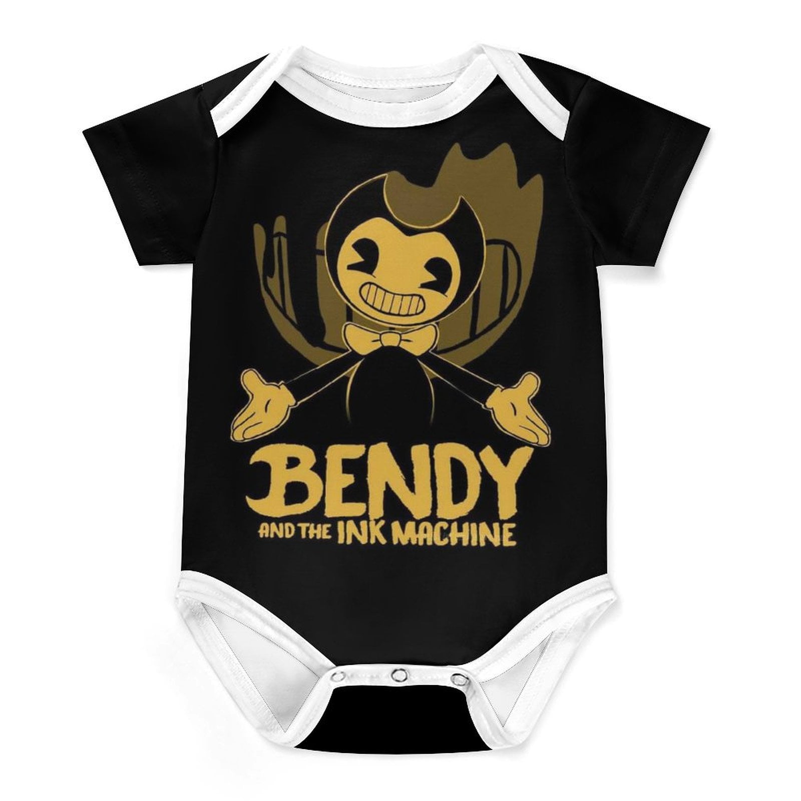 Bendy And The Ink Machine Baby Boy Girl Short Sleeve Romper Clothing ...